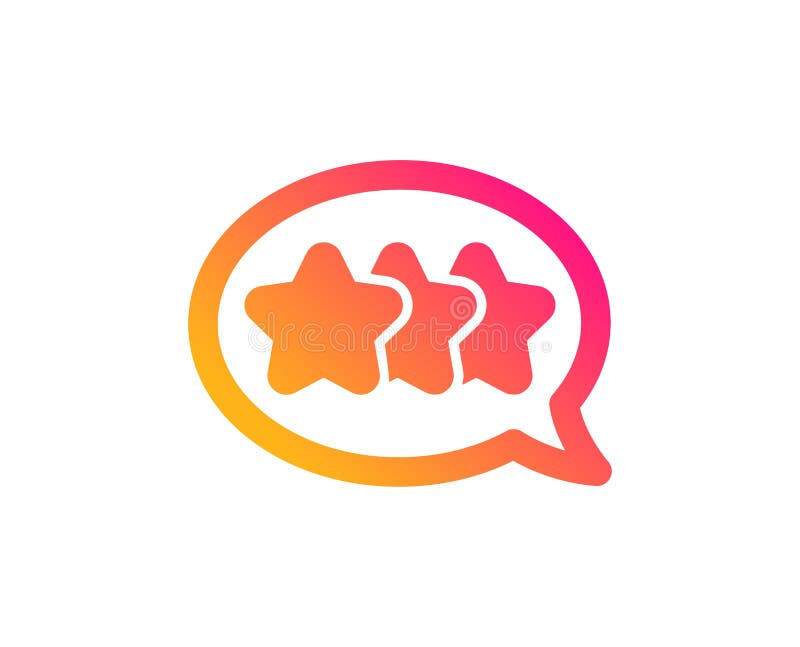 Stars Icon. Feedback Rating Sign. Vector Stock Vector - Illustration of ...