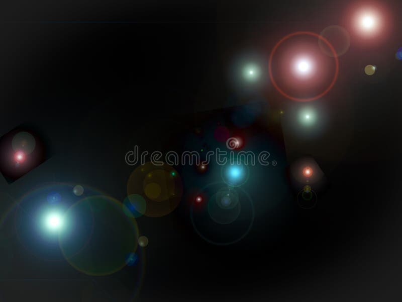Stars Light Points on Black Background Stock Photo - Image of black ...
