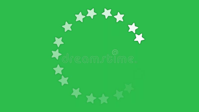 Star Motion Effect on Green Screen Background. Stock Video - Video of ...