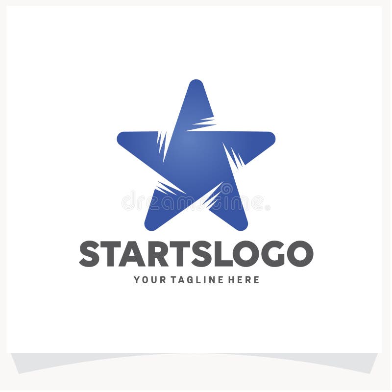Stars Logo Design Template stock illustration. Illustration of elegant ...