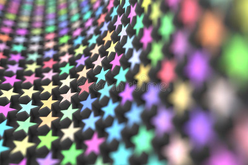 Stars with many color. stock illustration. Illustration of abstract ...