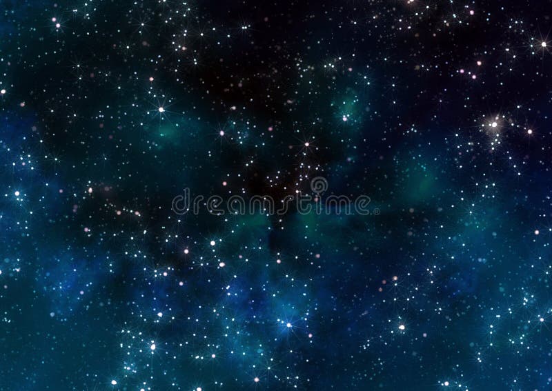 Stars in outer space stock illustration. Illustration of galaxy - 23520991