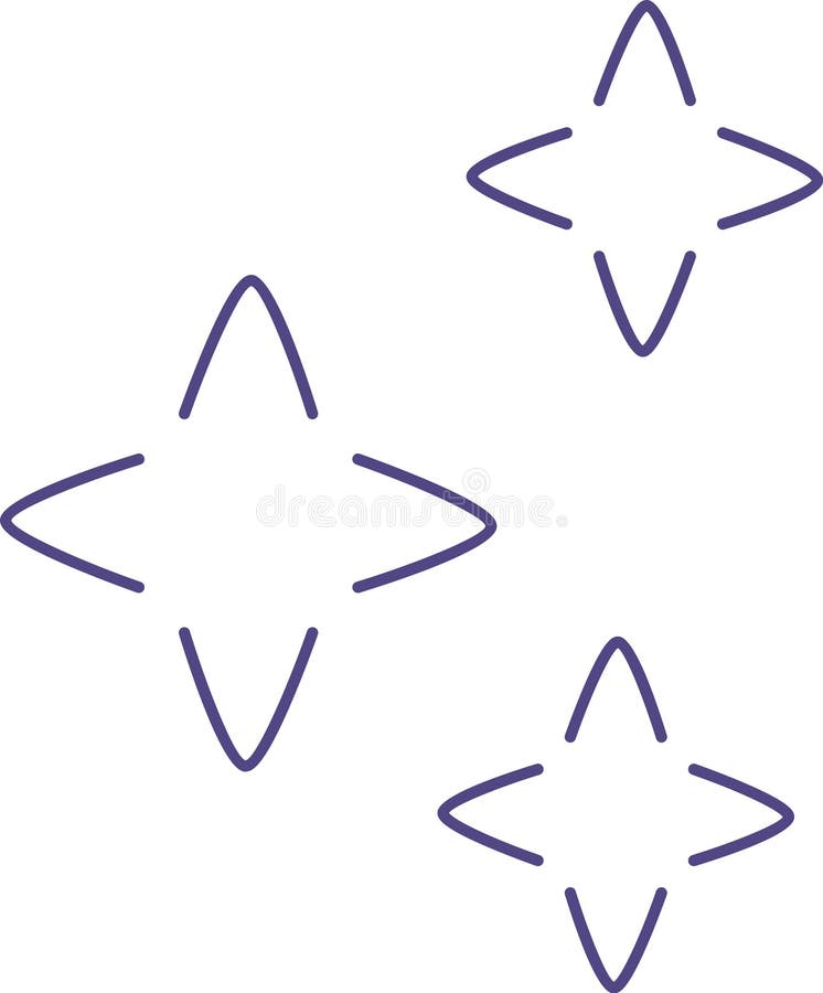 Stars Outline Doodle stock illustration. Illustration of star - 330815927