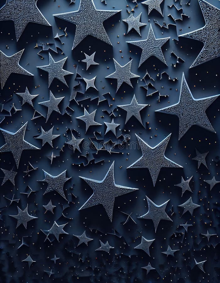Stars Pattern, Ultra - Wide Angle Background. Generative AI Stock ...