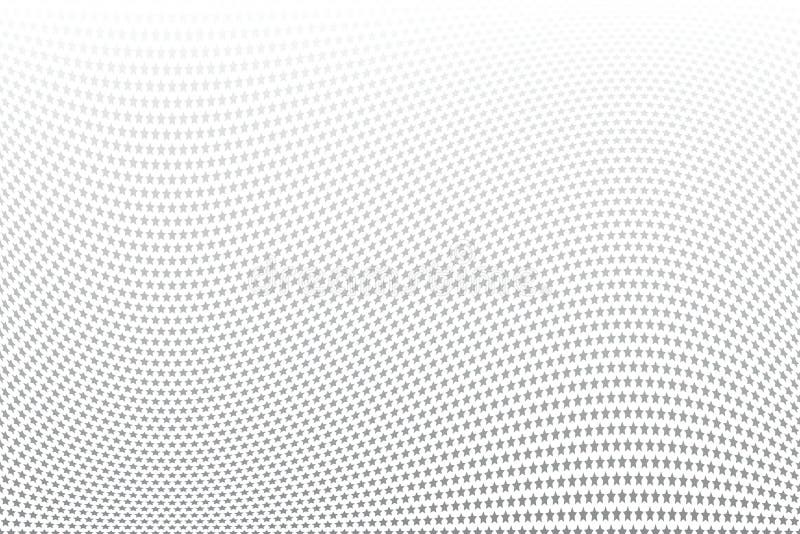 Stars Pattern. Wavy Movement Illusion Stock Vector - Illustration of ...