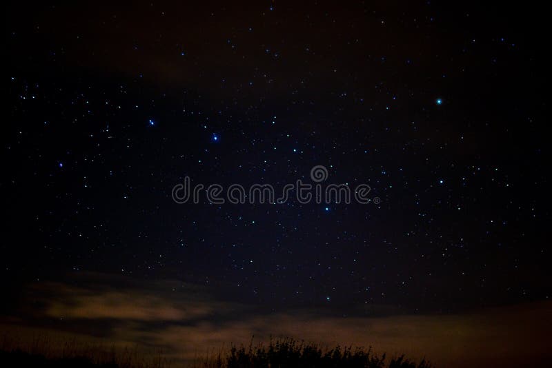 Stars Planets Long Exposure Night Sky Big Dipper Stock Photo - Image of ...