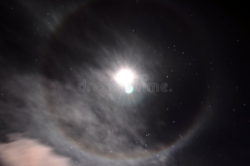 Stars with rainbow stock image. Image of moon, rainbow - 82498849