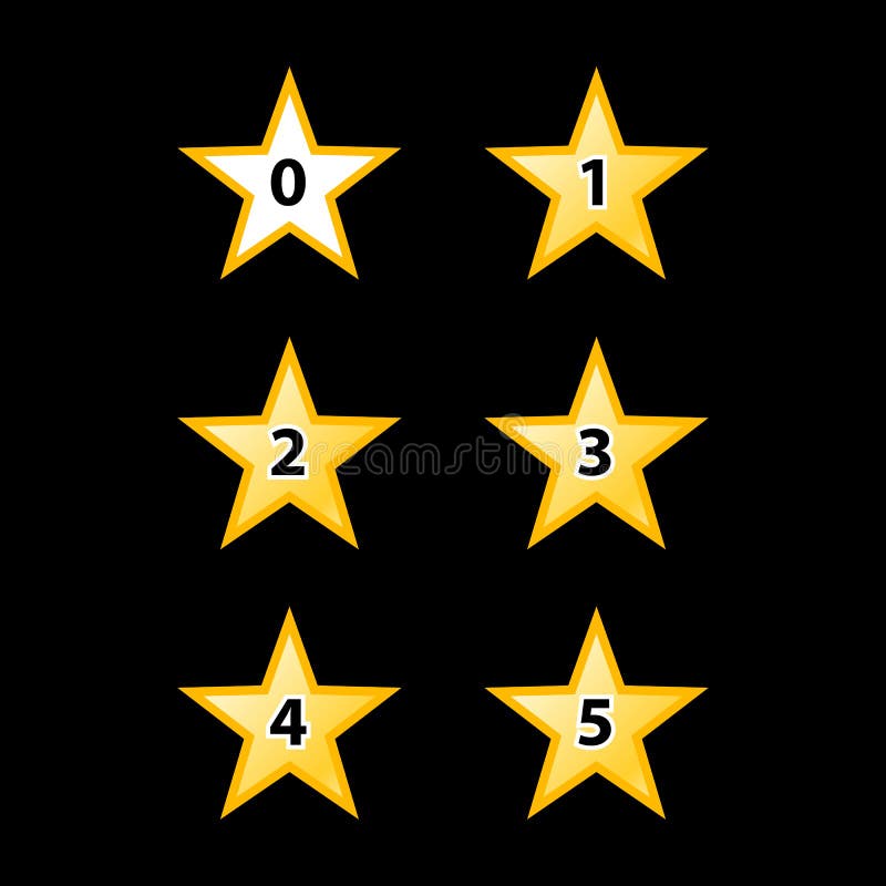 Stars Rating stock vector. Illustration of rank, choice - 71453223