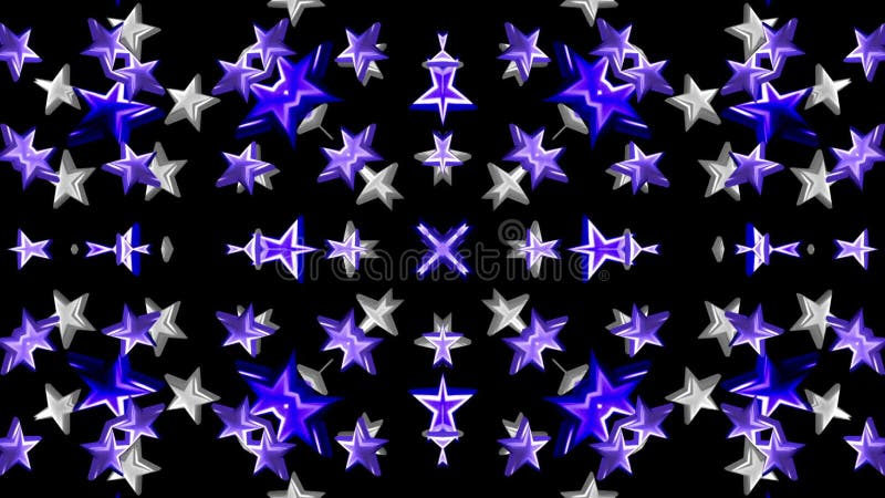 Stars Rotating Animation 3d Background Seamless Loop Stock Footage ...