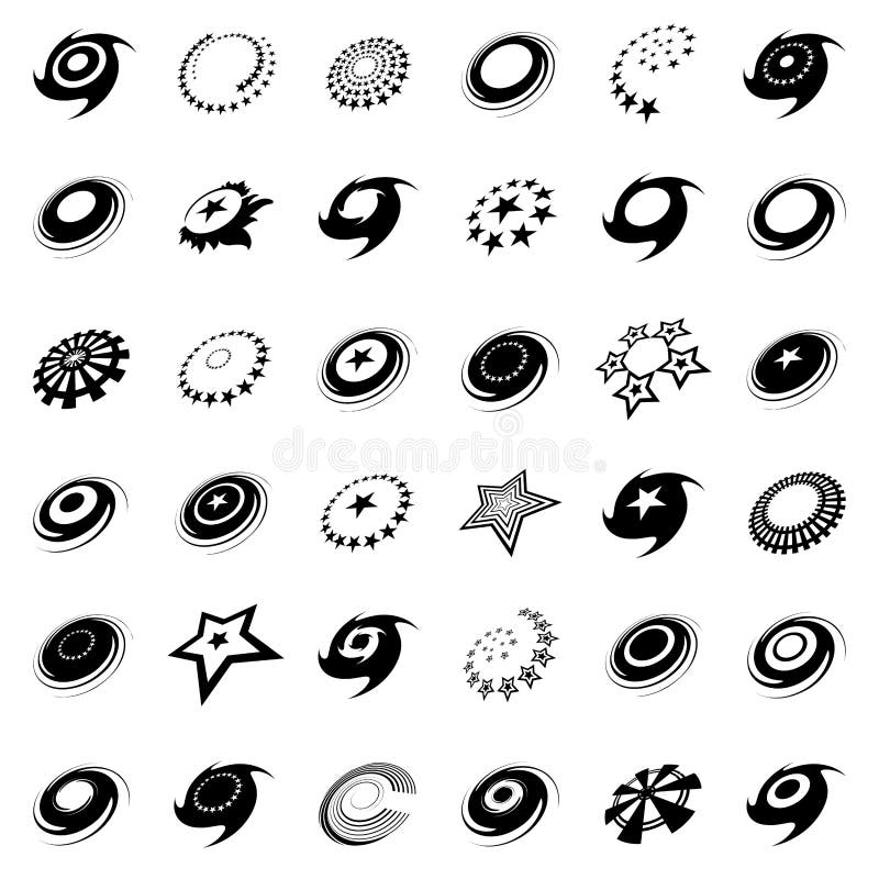 Stars. Design Elements. Vector. Stock Vector - Illustration of ...