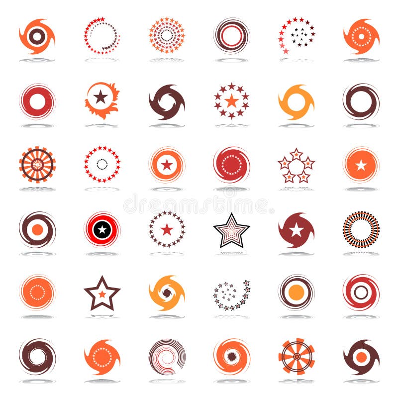 Stars. Design Elements. Vector. Stock Vector - Illustration of ...