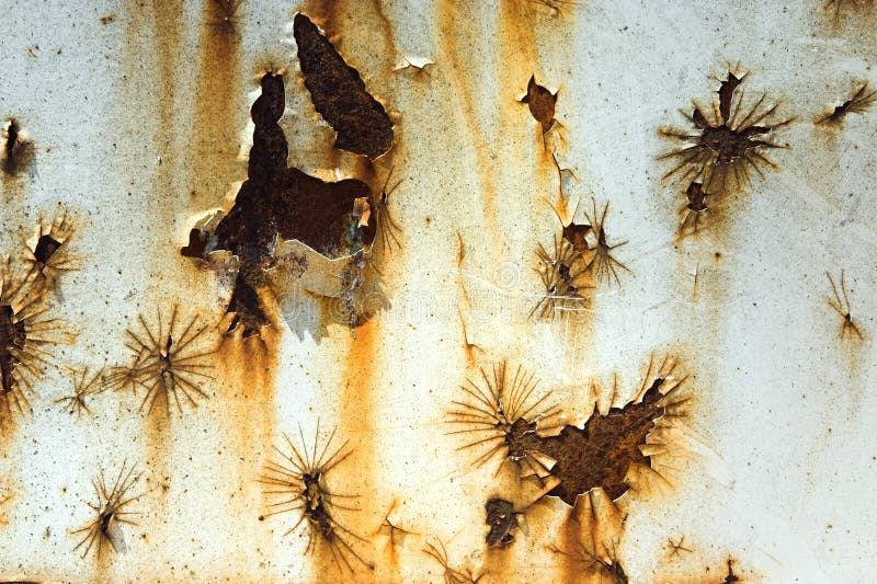 Stars of rust stock photo. Image of beaten, lacerated - 1101650