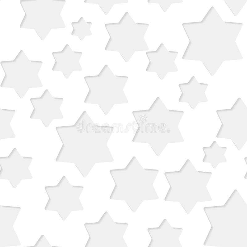 Stars Seamless Paper Pattern Stock Vector - Illustration of clean ...