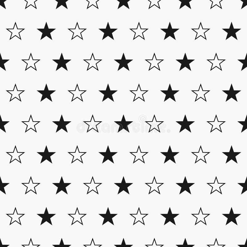 Stars seamless pattern stock vector. Illustration of fabric - 236519984