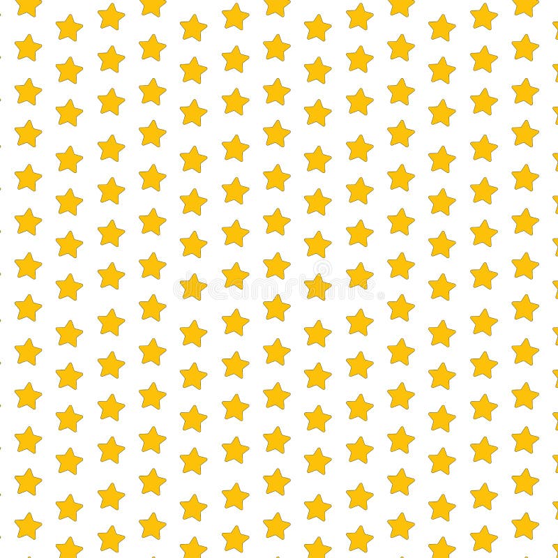 Stars Seamless, Rounded Corners, the Same, Laconic, Stock Vector ...