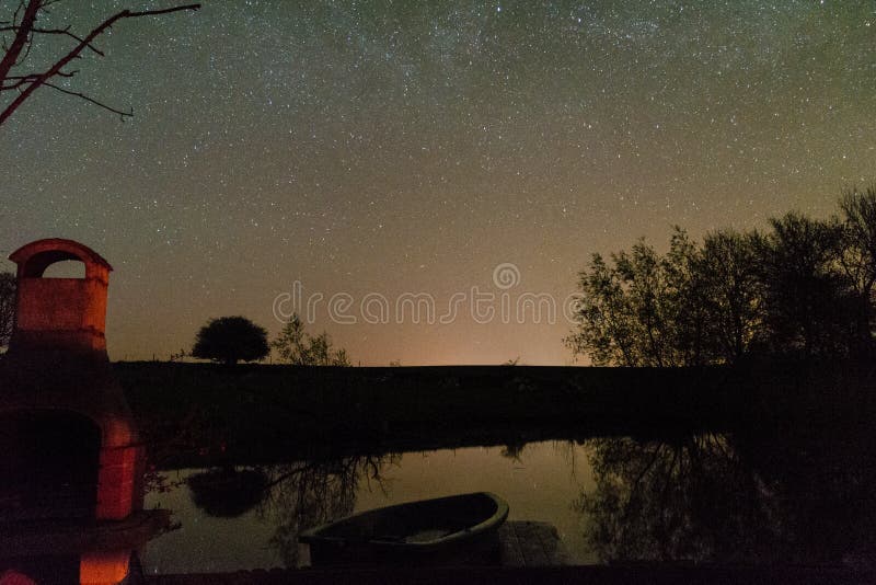 Stars stock image. Image of starry, dark, shot, trees - 80977617