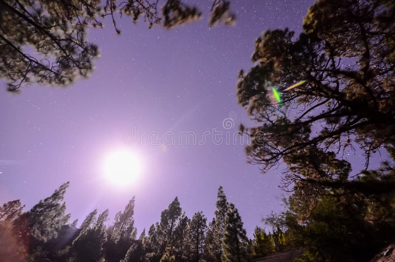 Stars in the Sky at Night stock illustration. Illustration of astronomy ...