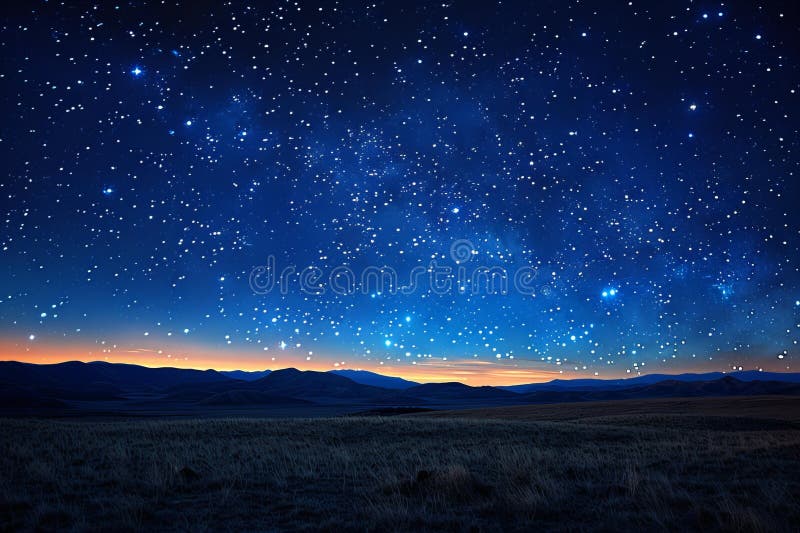 Stars in the Sky at Night Time, High Quality, High Resolution Stock ...