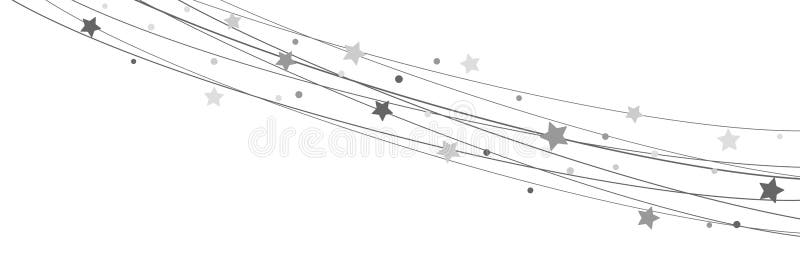 Stars on Strings Background for Christmas Time Stock Vector ...