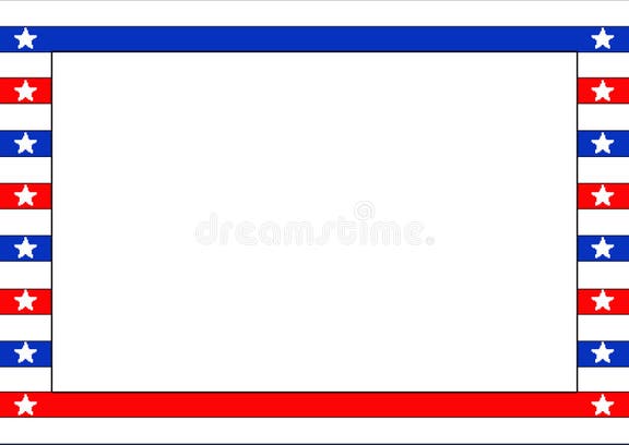 Stars Stripes Border Stock Illustrations – 4,178 Stars Stripes Border ...