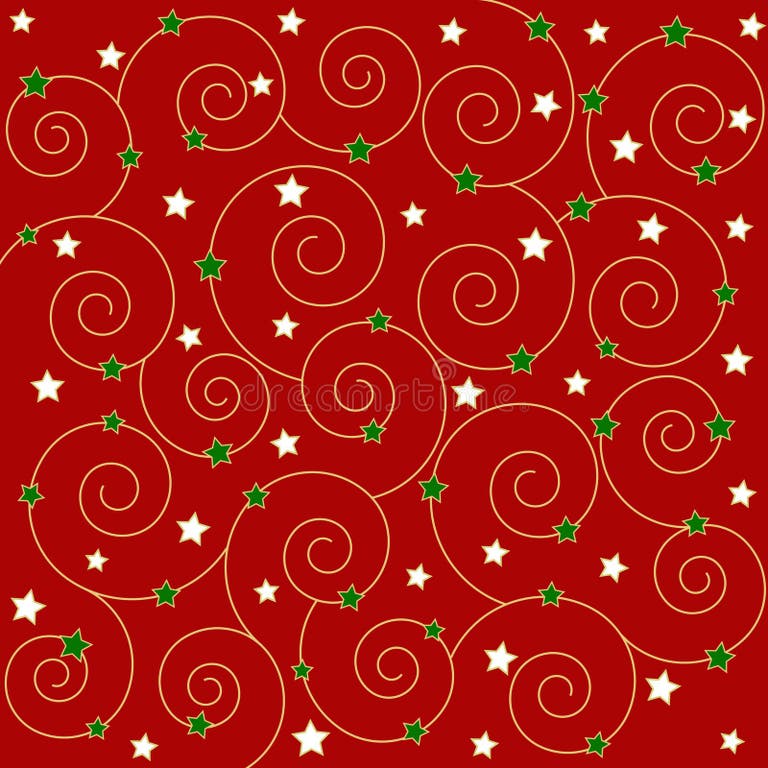 Stars and swirls stock illustration. Illustration of pattern - 12044859