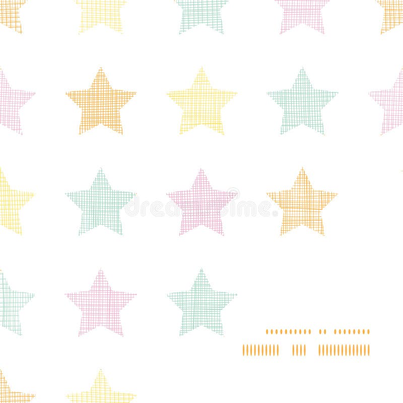 Stars Textile Textured Pastel Frame Corner Pattern Stock Vector ...