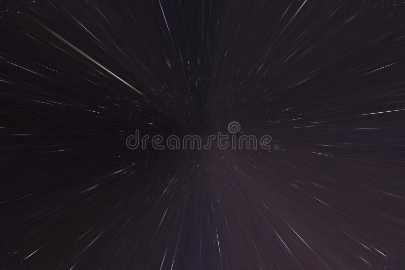 Stars of the Universe Moving at the Speed of Light Stock Illustration ...