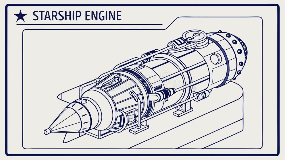 Starship Engine Blueprint, Aerospace Engineering and Space Technology ...