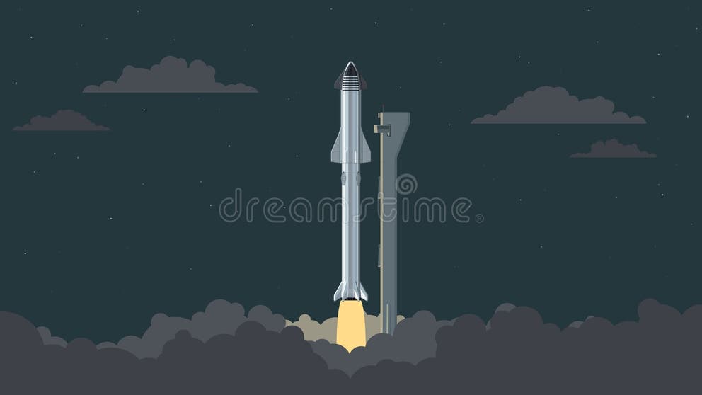 Spacex Starship Stock Illustrations – 146 Spacex Starship Stock ...
