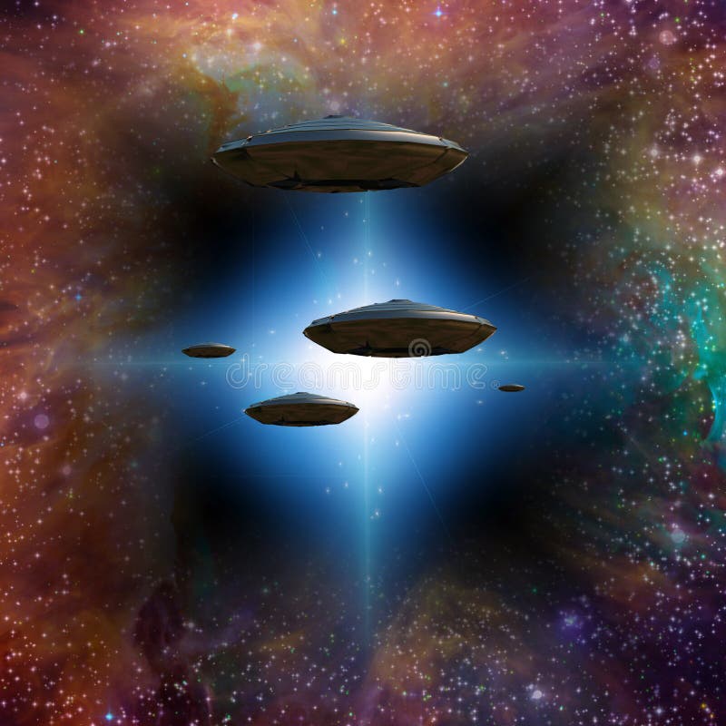 Starships stock illustration. Illustration of cosmic - 40933052