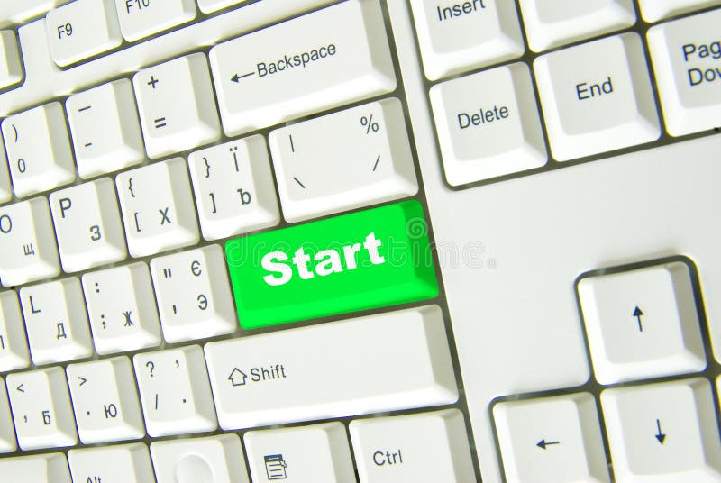 Start stock photo. Image of laptop, digital, sign, enter - 8847424