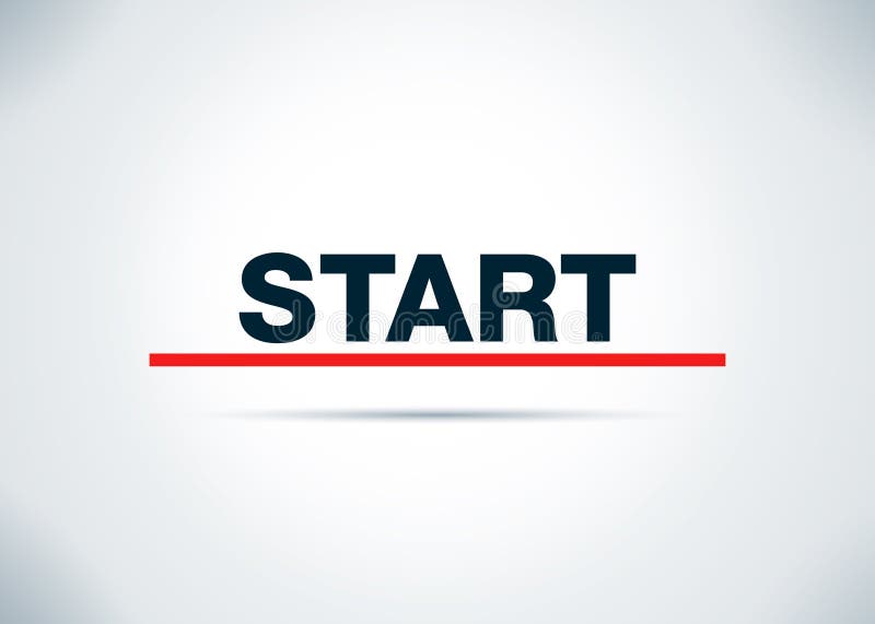 Start Abstract Flat Background Design Illustration Stock Illustration ...
