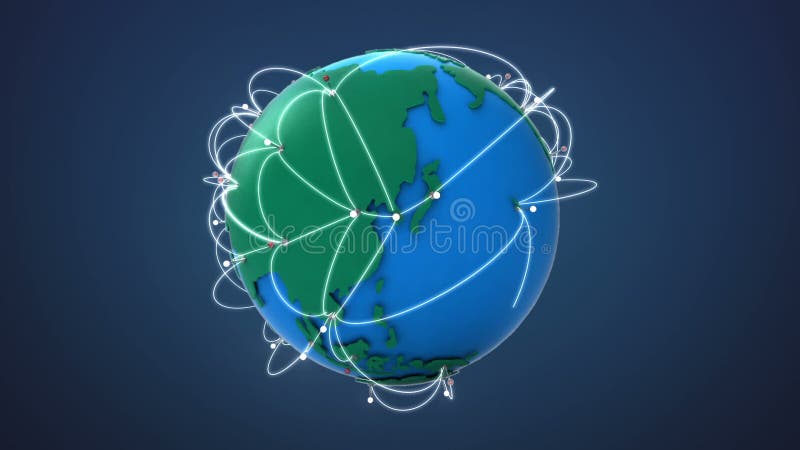 Start ASIA, Growing Global Network with Communication Stock Footage ...