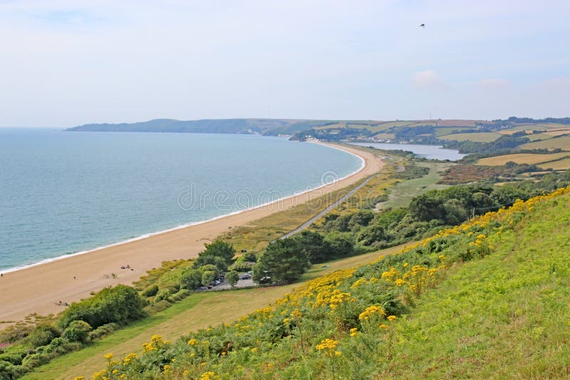 Slapton Sands beach, Devon stock photo. Image of view - 153583648