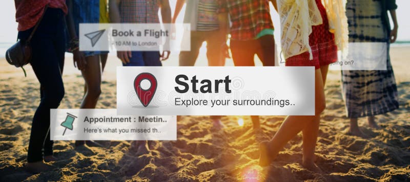 Start Begining Launch Starting Ready Forward Concept Stock Image ...