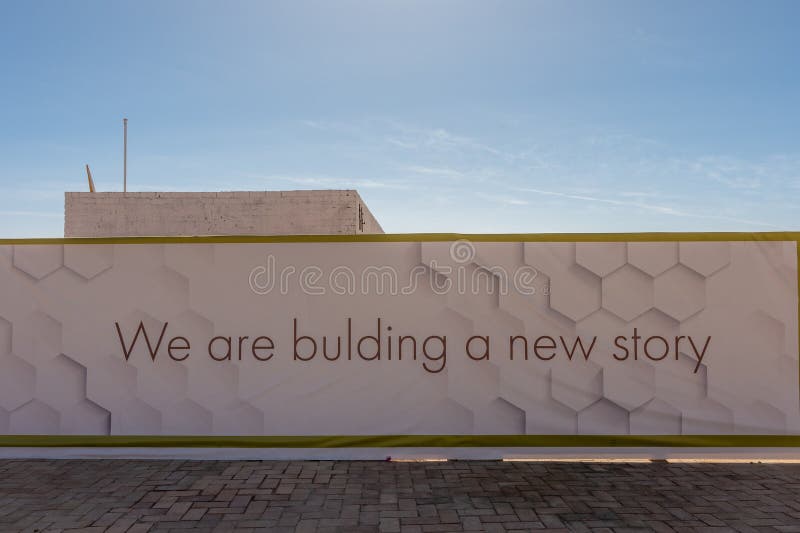 Start of Building a House at the Construction Site Editorial Stock ...