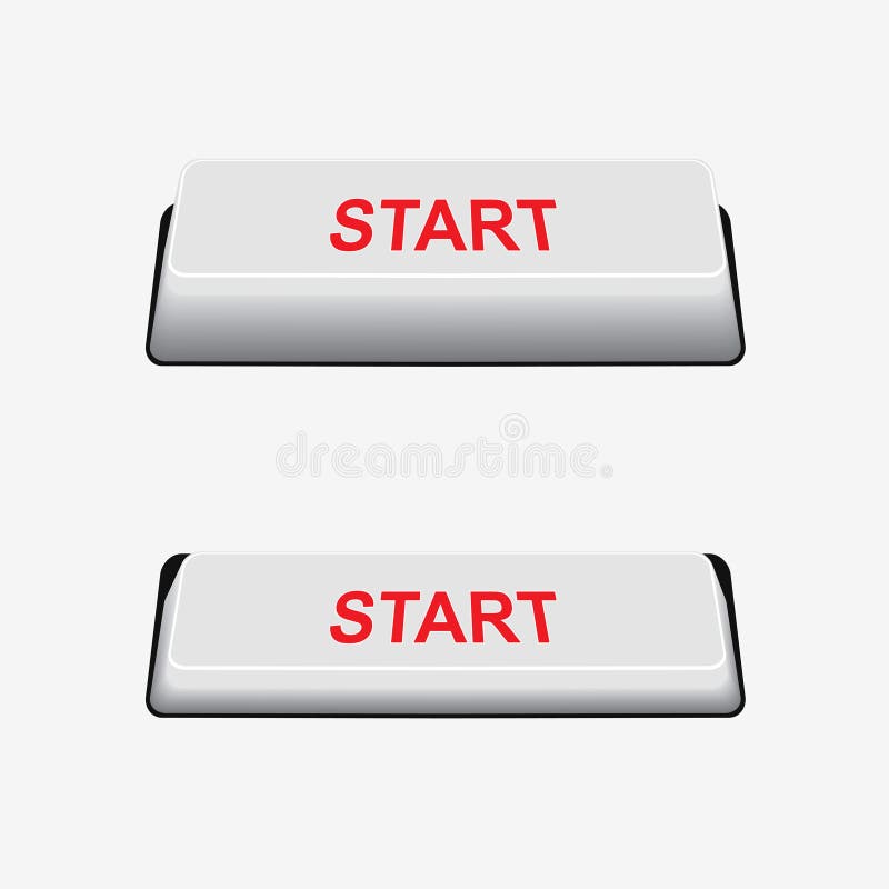 Start Button Picture. Image: 18864411