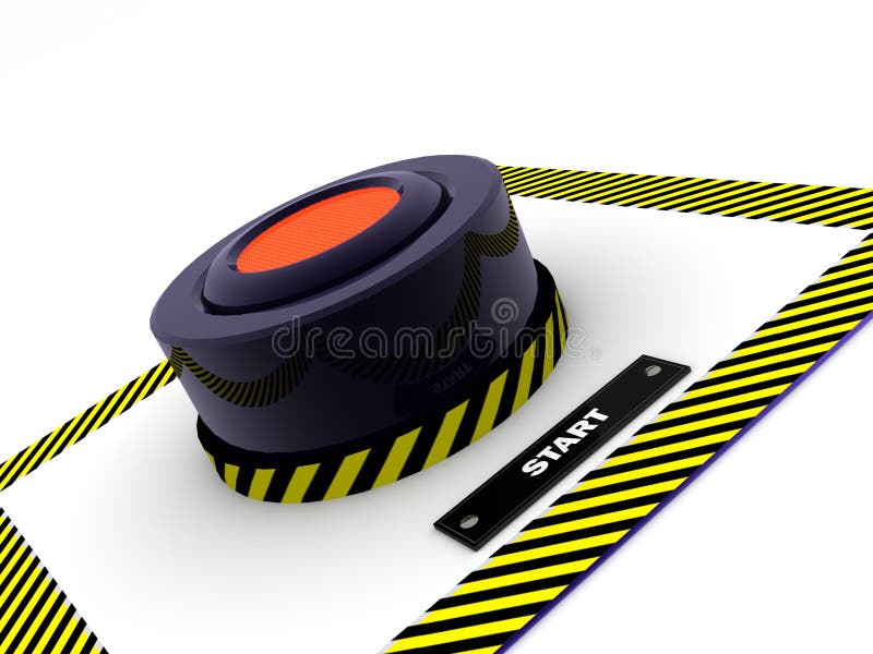 Start, Pause, Stop, Button stock illustration. Illustration of style ...