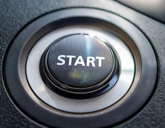 Start Button on a Device, Representing Initiation, Beginning, and ...