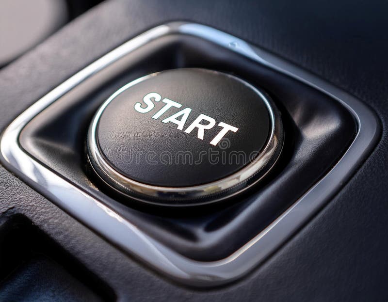 Start Button on a Device, Representing Initiation, Beginning, and ...