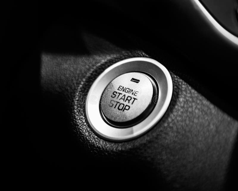 Start button stock image. Image of electric, interior - 67055669