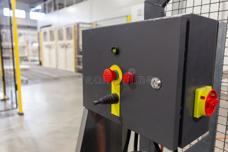 Start Button on Industrial Machinery Stock Image - Image of start ...