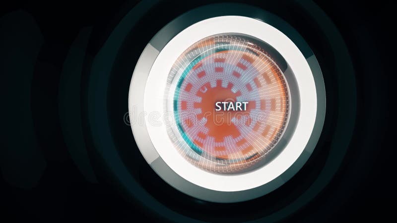 Start button 4k stock footage. Video of light, shape - 207763902