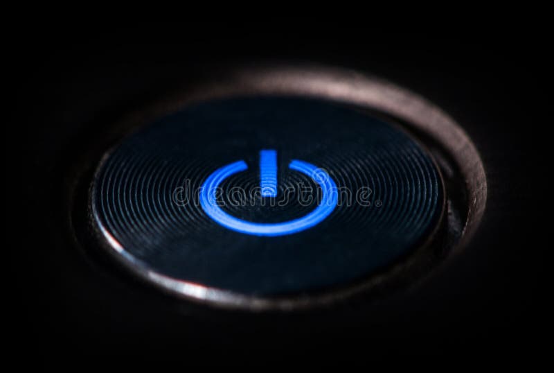 Start button with light stock photo. Image of buttons - 36429834