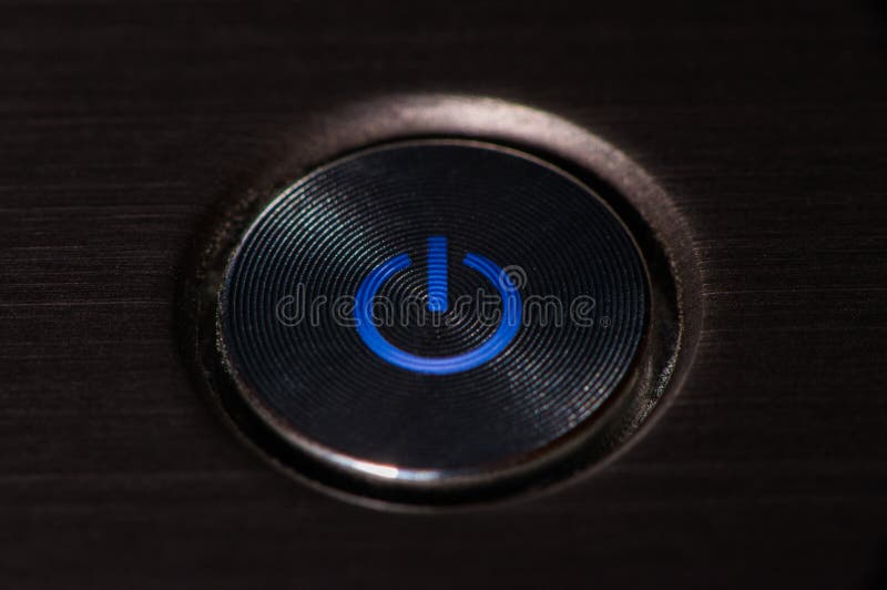 Start button with light stock image. Image of blue, background - 36429873
