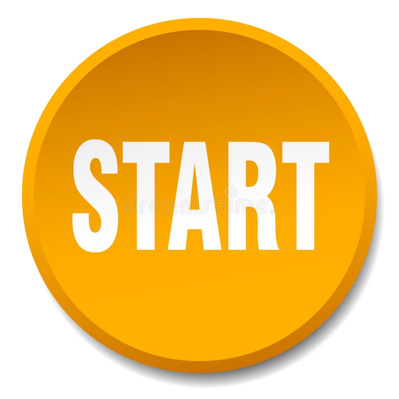 Start button stock vector. Illustration of icon, notice - 119901876