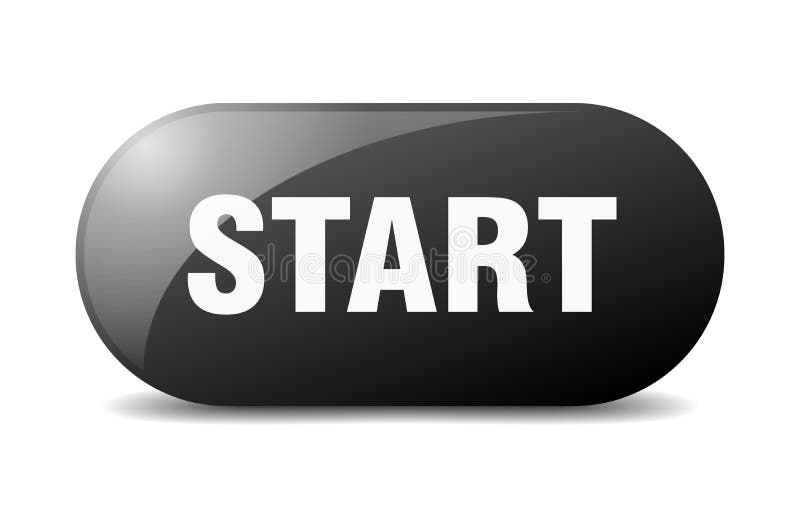 Start Button. Start Sign. Key. Push Button Stock Vector - Illustration ...