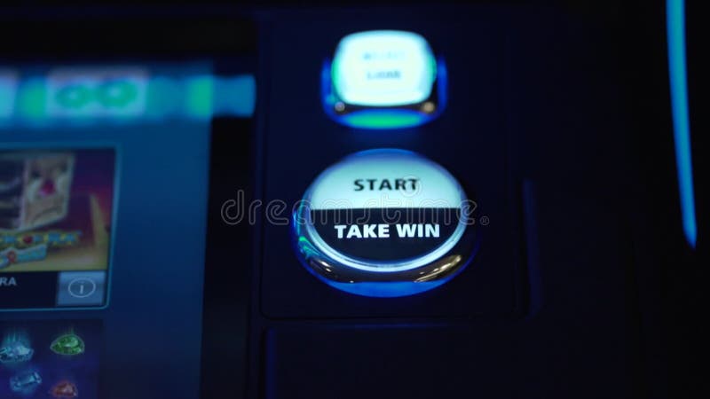 Start Button. Slot Machine in a Casino Stock Video - Video of puzzle ...