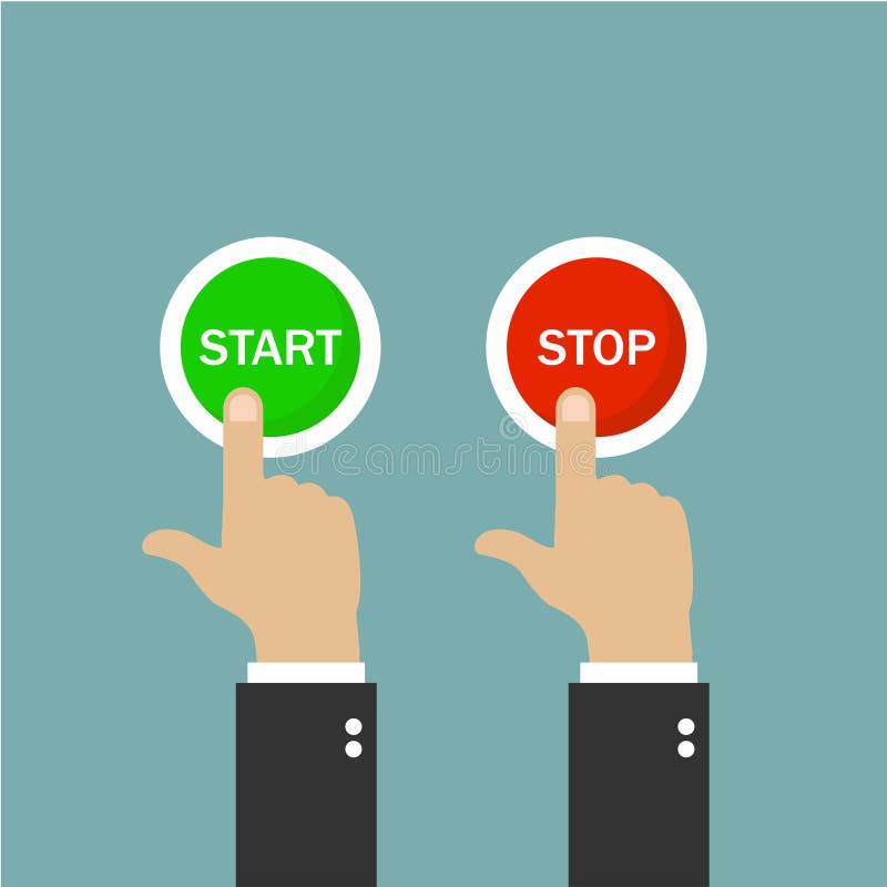 Green Start Red Stop Buttons White Stock Illustrations – 254 Green Start Red Stop Buttons White ...