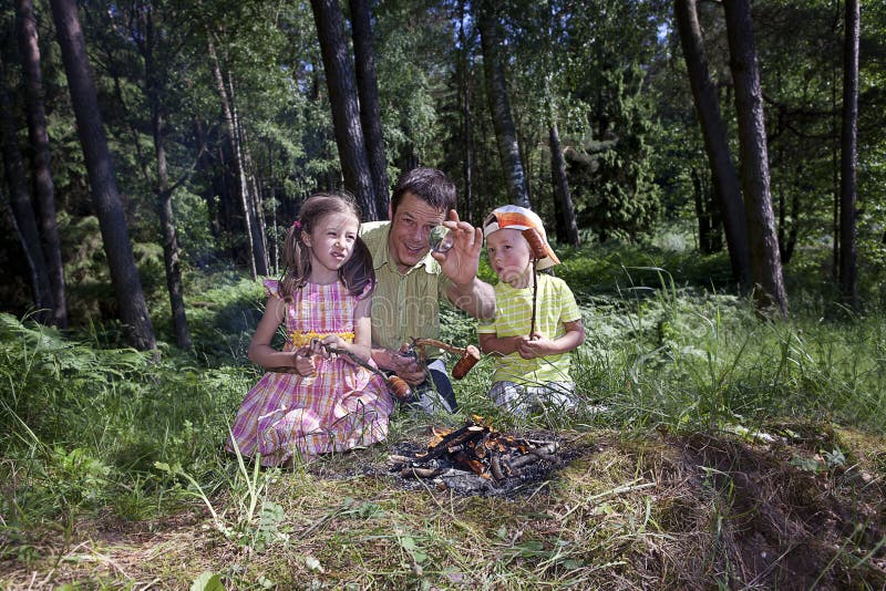 Start Campfire with a Magnifying Glass Stock Photo - Image of education ...